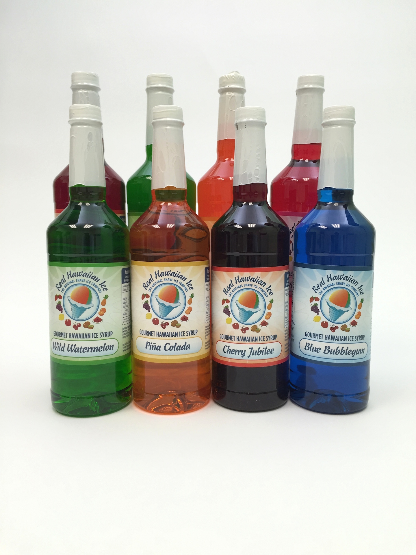 Hawaiian Ice Syrup: Ready-to-Use 8 Quart Package